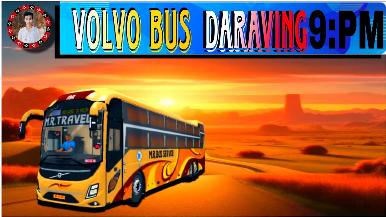 volvo bus sleeper9600s M.R.BRAVELbussid #mood bus #indonesia #gaming# ...
