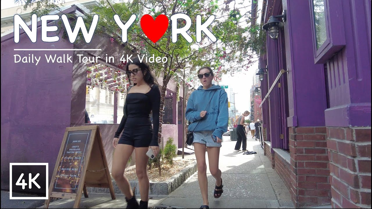 [Daily] New York City, Upper East Side Manhattan Summer City Walk Tour ...