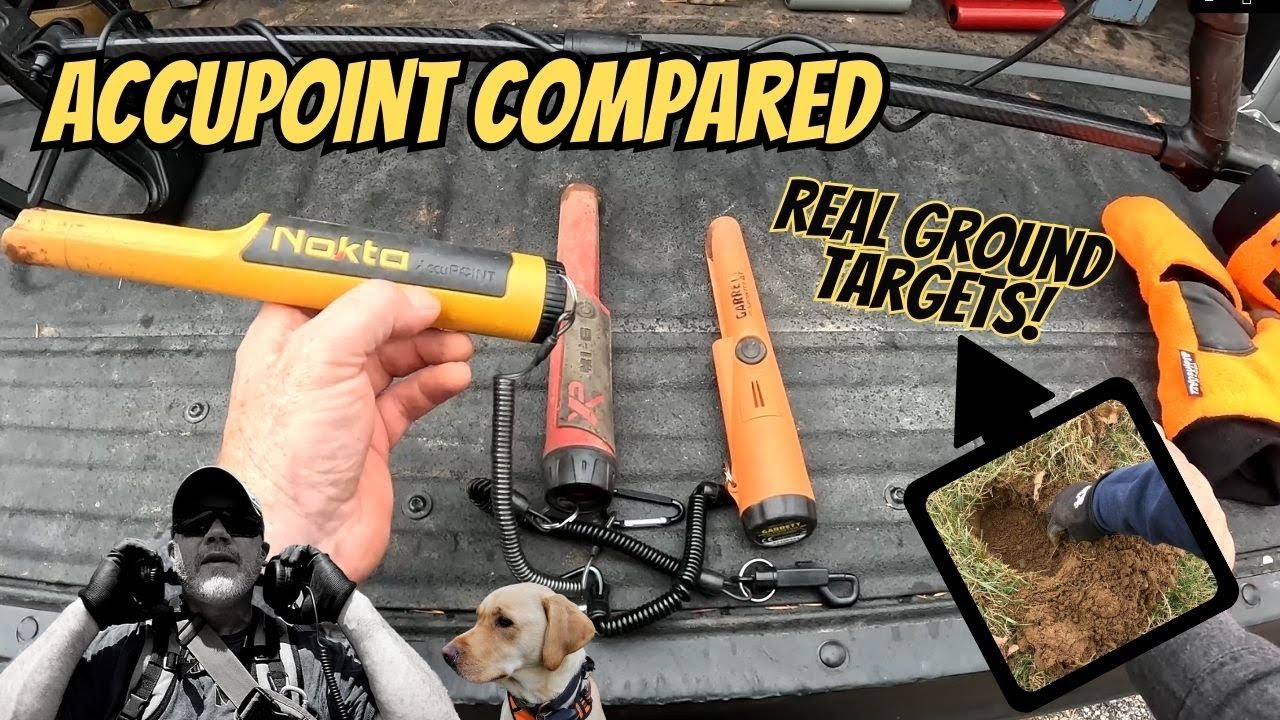 Nokta Accupoint Real Hunt vs The Carrot and MI6 Pin-Pointers - YouTube
