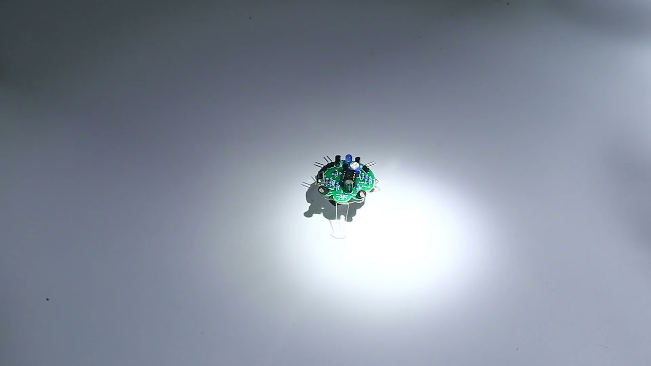 Photosensitive Electronic Firefly Kit - YouTube