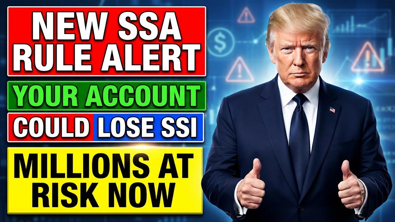 New SSA Rule: Your Bank Account Could End SSI Overnight — Millions at ...