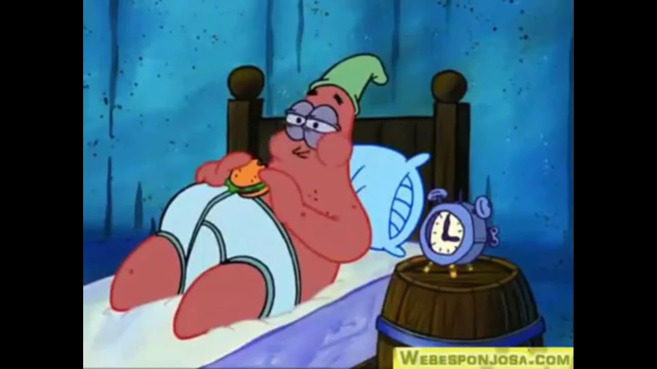 Patricio comiendo hamburguesa 10 Horas - YouTube