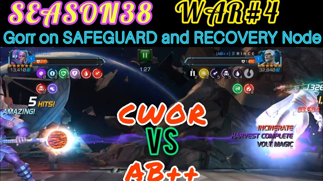 Mcoc|Alliance War|Season 38|War 4|Marvel Contest Of Champions|Galan Vs ...