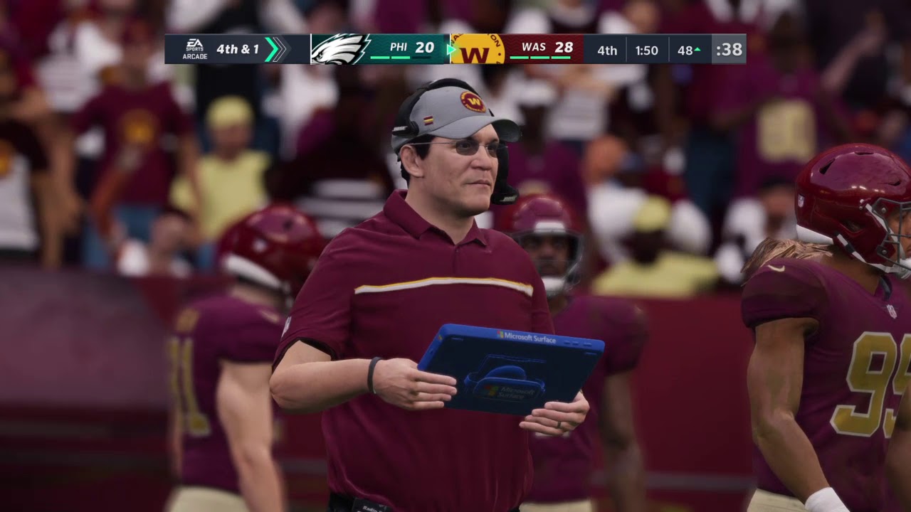 Madden NFL 21 the football team with 7-9 to win the division 34 to 28 ...