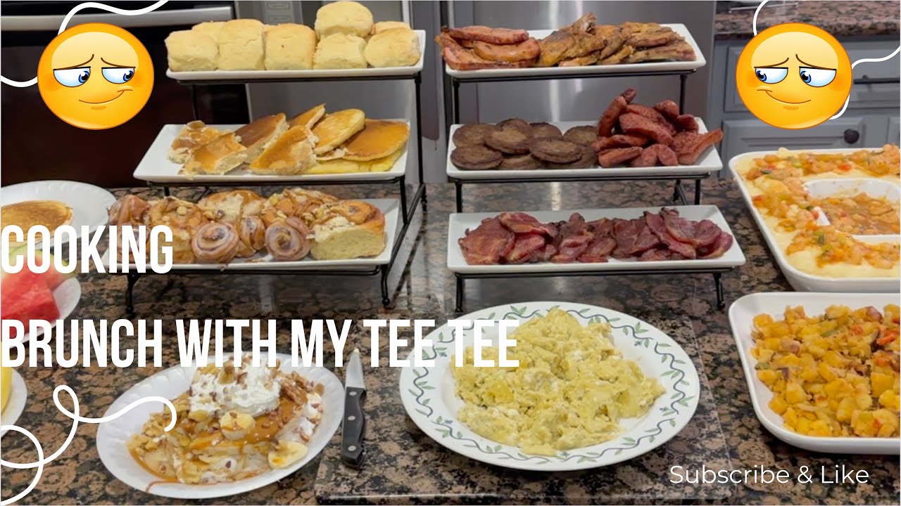 Cooking Brunch With My Tee Tee!! - YouTube