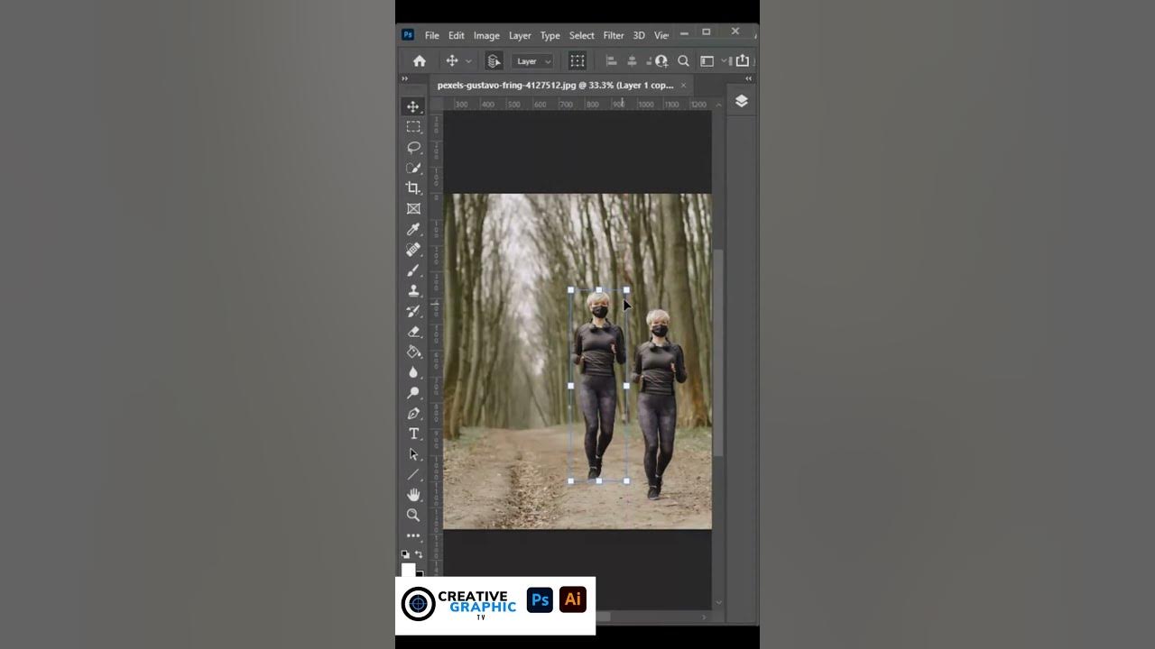 How to Duplicate Objects - advance Transform - Photoshop Tutorial - YouTube