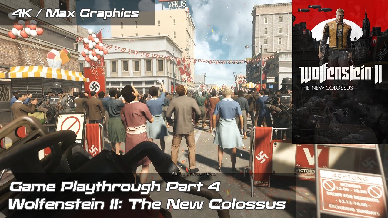 Wolfenstein II: The New Colossus | Liberate America from Nazi ...