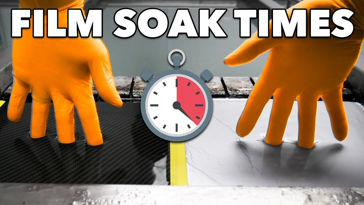 How to tell the SOAK TIME of a Hydrographic film - YouTube