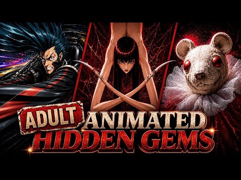 10 ADULT ANIMATED Hidden Gems