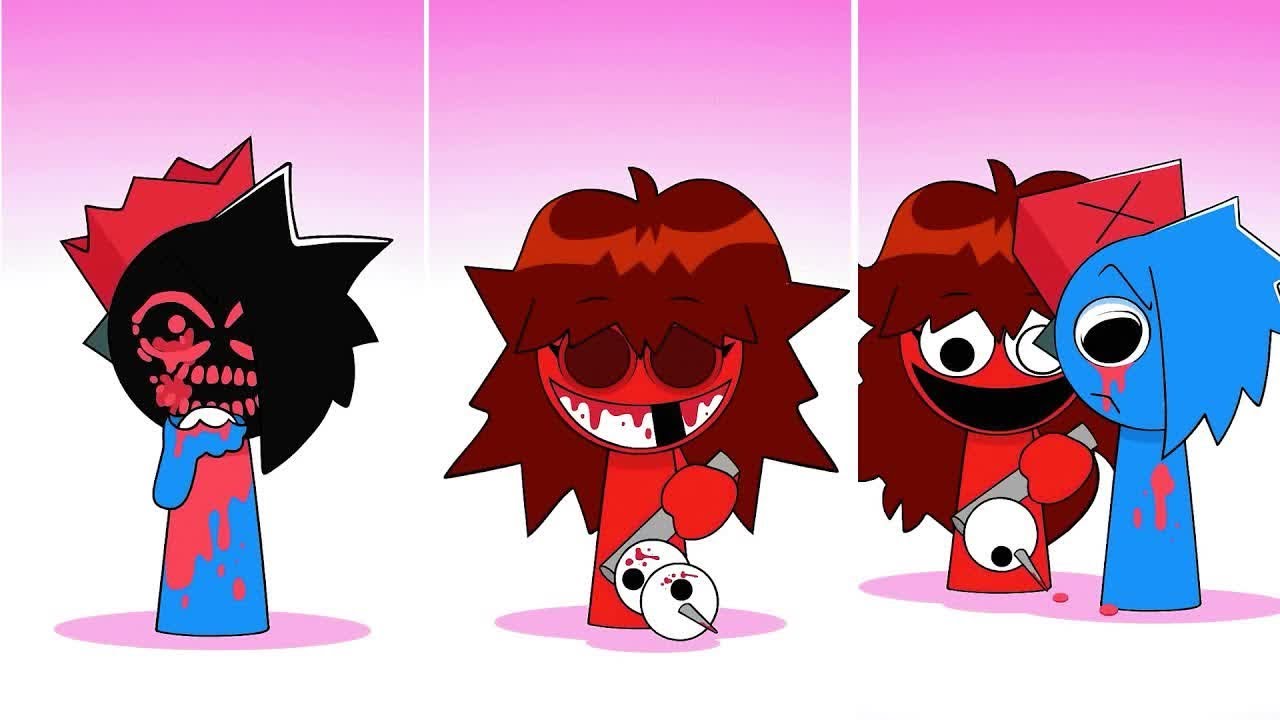 Sprunki OC GF meets BF Retake, Sonic | Sprunki OC ALL Phases ...