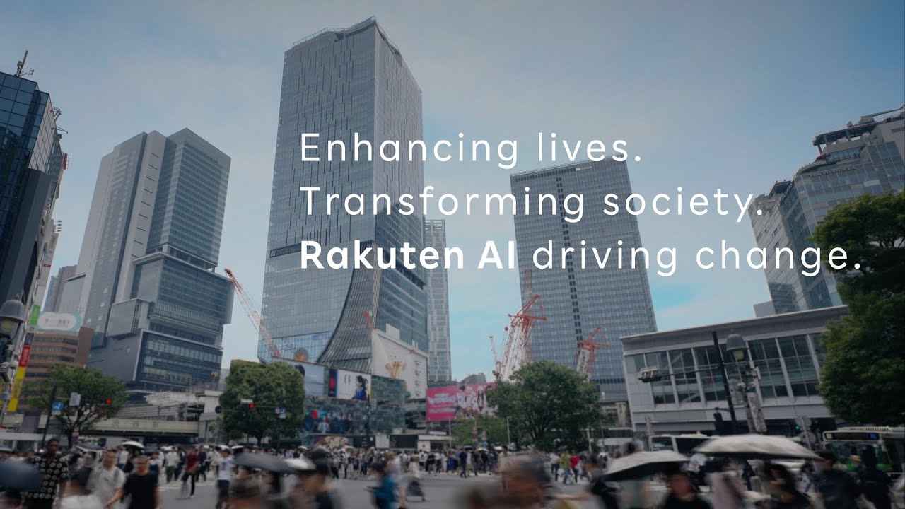 Enhancing lives. Transforming society. Rakuten AI driving change. - YouTube