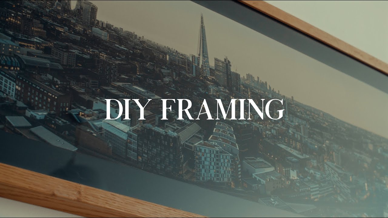 DIY FRAMING | Panoramic Print | DJI Mini 3 Pro - YouTube