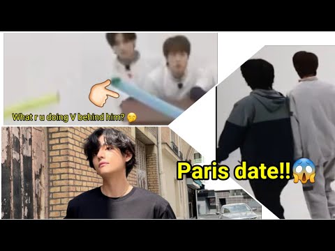 What are you doing V behind Jin?(taejin/jintae 태진/진태)🤨