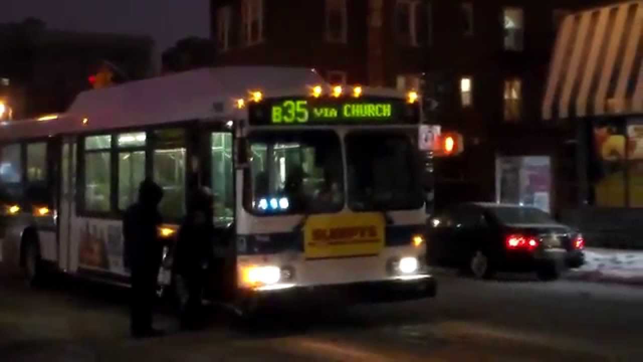 [HD] MTA New York City Bus 2002 Orion VII CNG #7606 On The B35 @ Church ...