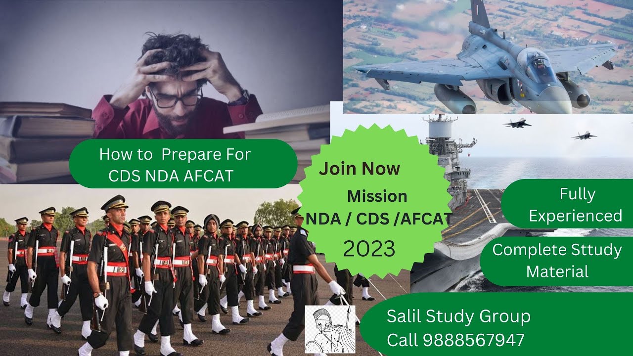 CDS / NDA / AFCAT Preparation || Mission NDA/CDS/AFCAT 2023 || - YouTube