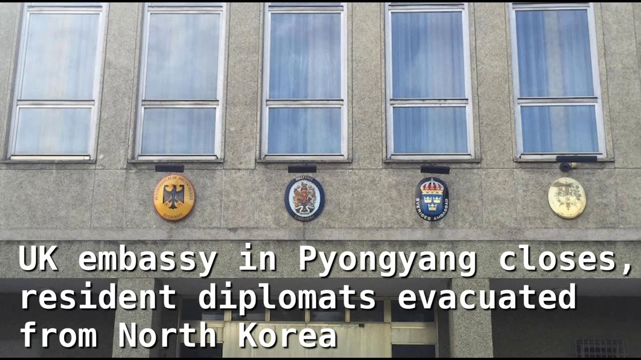 UK embassy in Pyongyang closes - YouTube