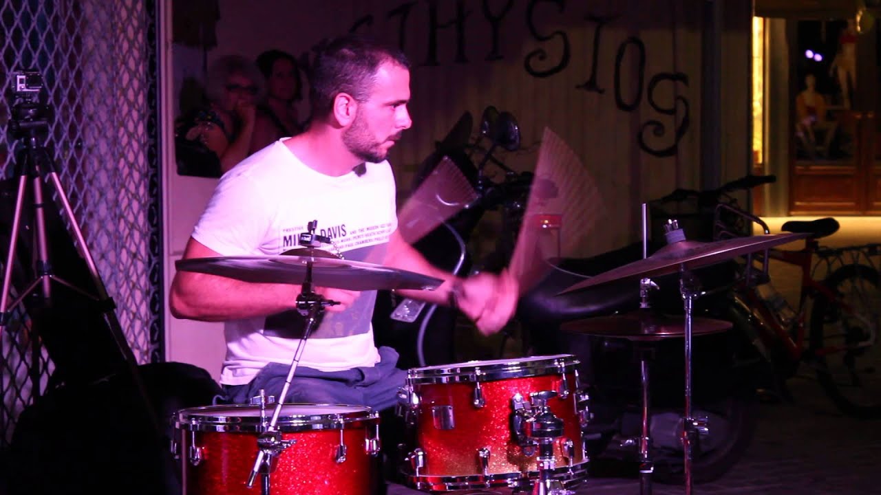 Drummer Alex Drakos Ktistakis - Chania 2013 - YouTube