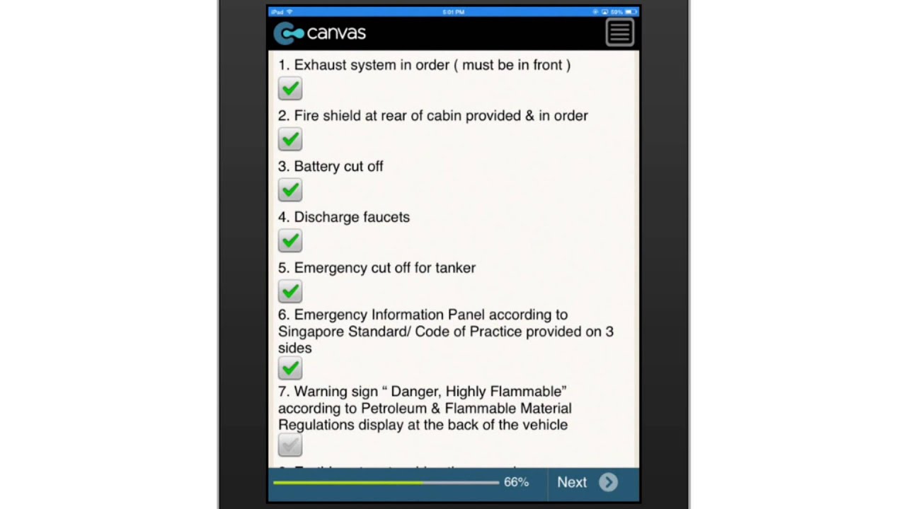 Bulk Transportation Inspection Checklist Prime Mover and Trailer or ...