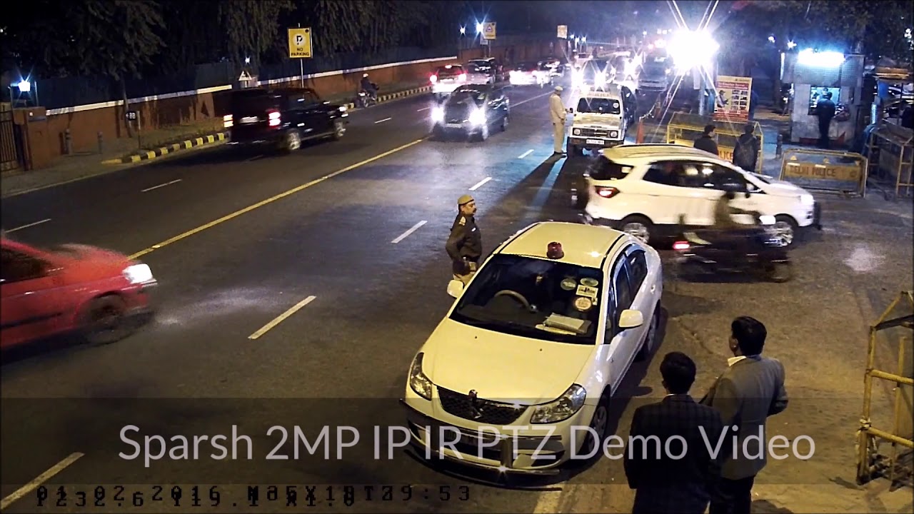 Sparsh 2MP IP IR PTZ Live Video - YouTube