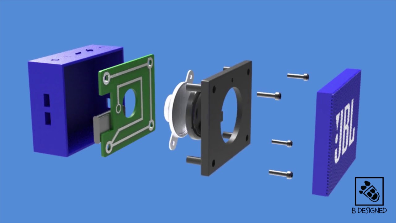 JBL Go Animation with Exploded View. - YouTube