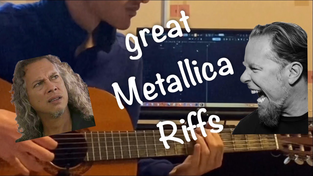 Top metallica guitar riffs on acoustic guitar!🤨 is it still heavy or ...