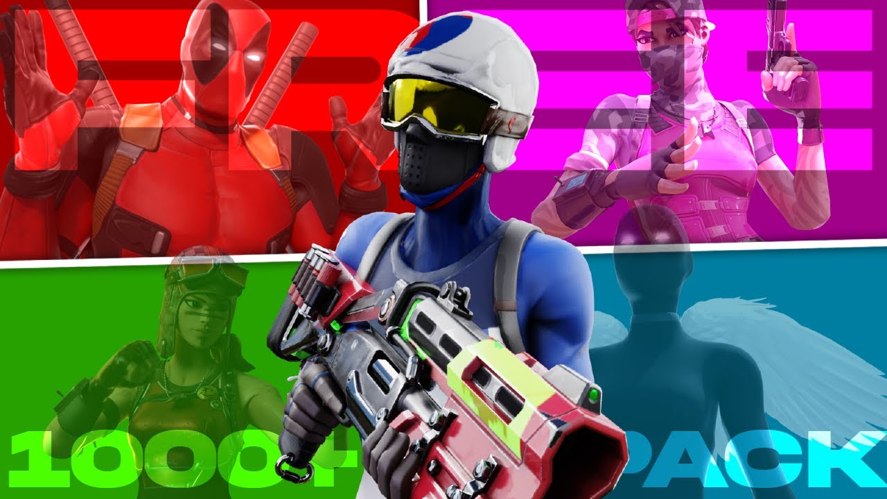 FREE Fortnite Render Pack | 1000+ Renders - YouTube