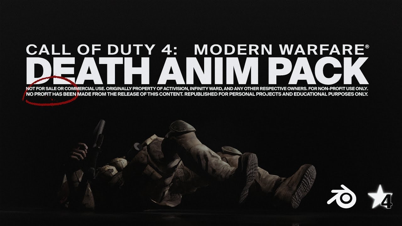 COD4 Animation Pack for Blender (+FBX) - YouTube