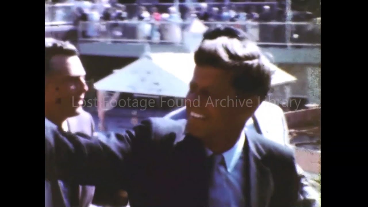 Archive footage of Unseen John F. Kennedy (JFK) Campaign Rally, 1960s ...