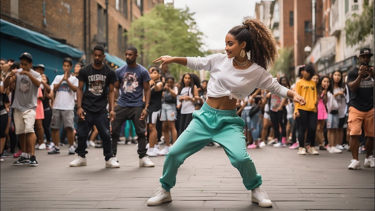 Pop-Up Street Dance Battles - Teenage Girls enjoying Dancing - YouTube