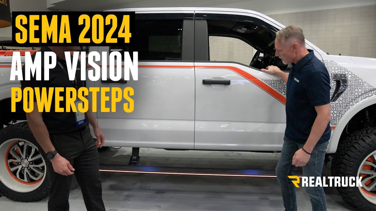 AMP Research PowerStep™ Vision at SEMA 2024 - YouTube