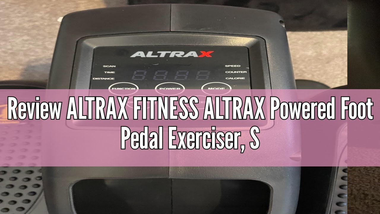 Review ALTRAX FITNESS ALTRAX Powered Foot Pedal Exerciser, Silent Under ...