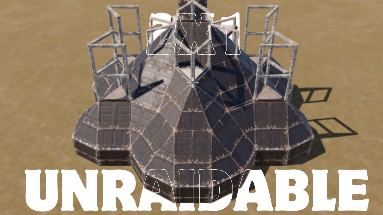 Rust - base 2x1 Unraidable - YouTube