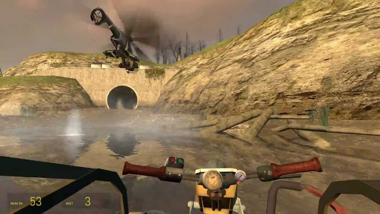 Let's Play Half-Life 2 - Part 7 - Chopper in Pursuit - YouTube