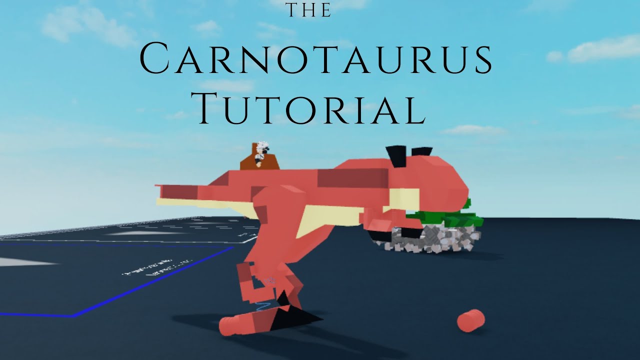 Carnotaurus Tutorial I Plane crazy - YouTube