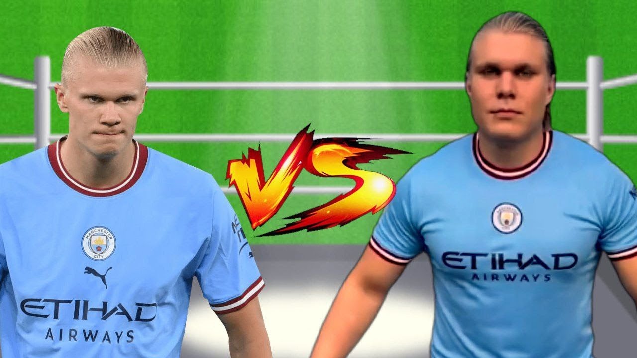 Erling Haaland | 🔥 Real VS 💪 Fake (ultimate version) | funny video 😂 ...