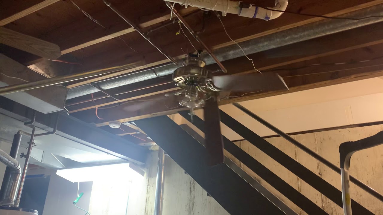 Smashing a ceiling fan pt4 - YouTube