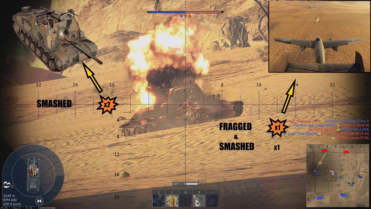 Low BR Swedish Lineup Fun in Desert | Pvkv m/43 (1946) and B18B ...