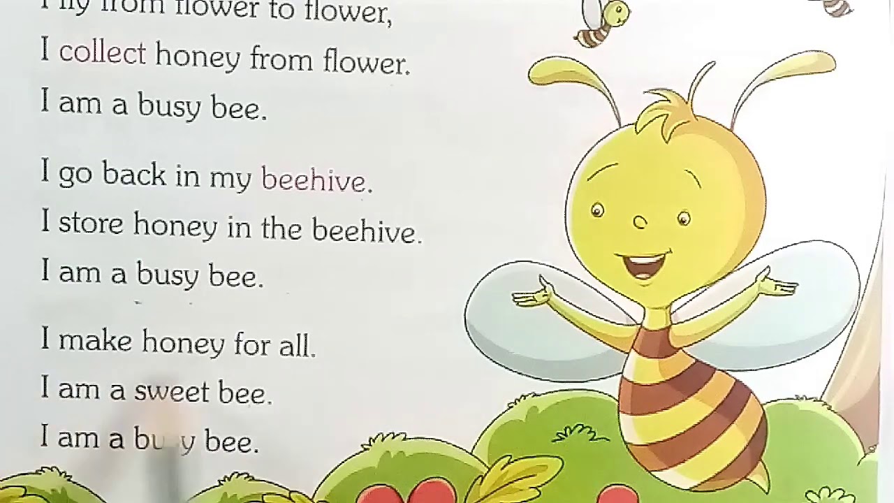 Chapter - 4 The Busy Bee class - 1st - YouTube