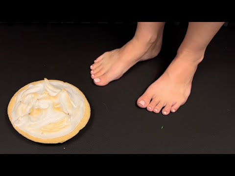 Feet Mashing Pie ASMR - YouTube