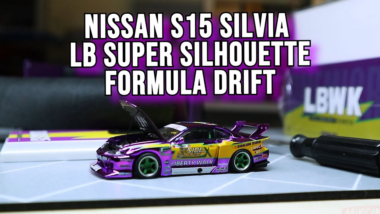 SUDAH OFFICIAL LICENSED , DIECAST TIME MICRO NISSAN S15 SILVIA LB SUPER ...