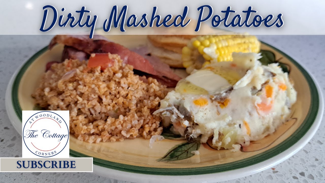 Dirty Cheesy Garlic Mashed Potatoes - YouTube