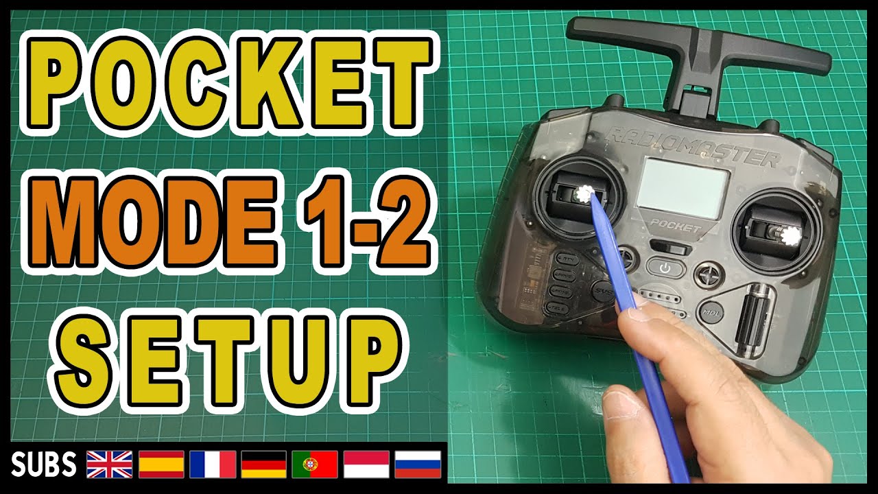 Radiomaster Pocket MODE 1 to MODE 2 o viceversa - YouTube