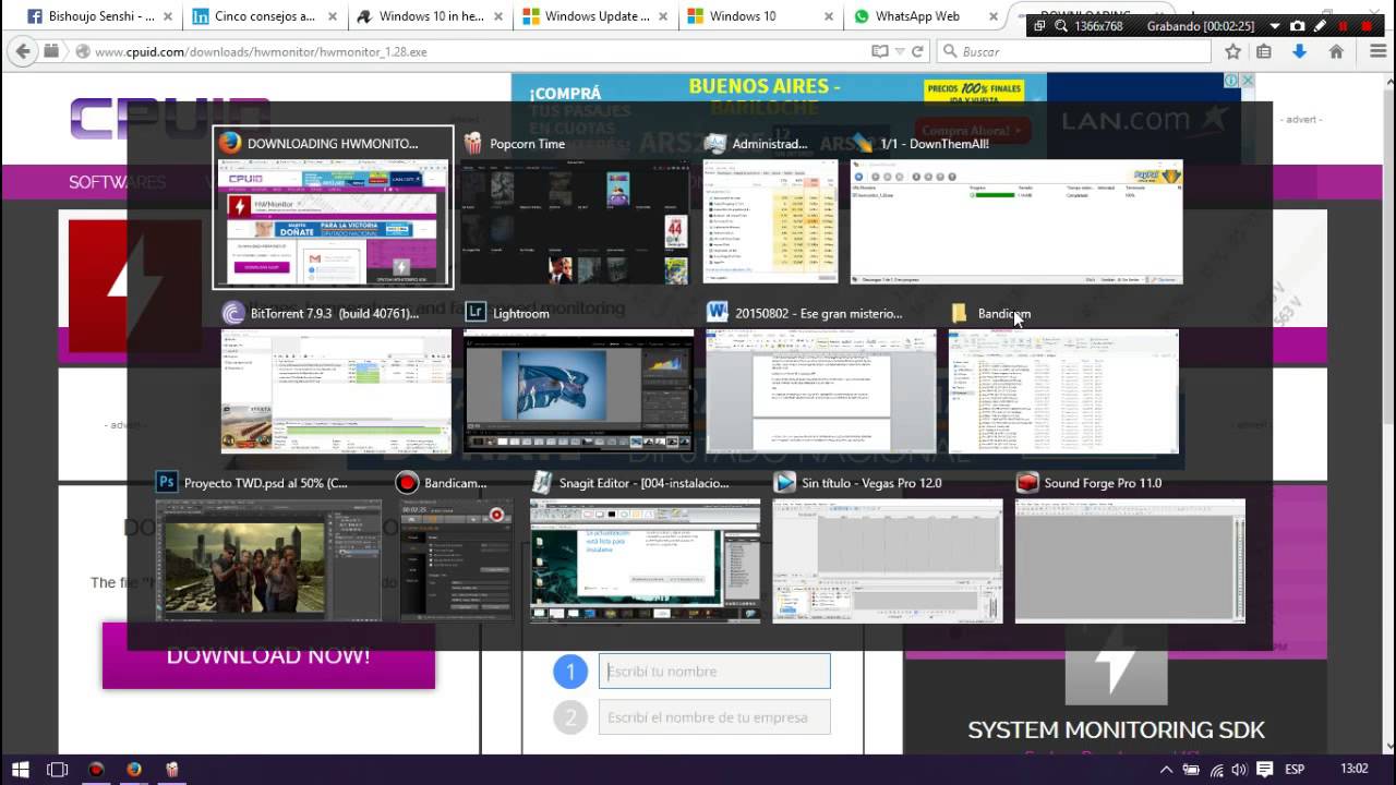 Review Windows 10 - Uso Intensivo Multiples Escritorios - YouTube