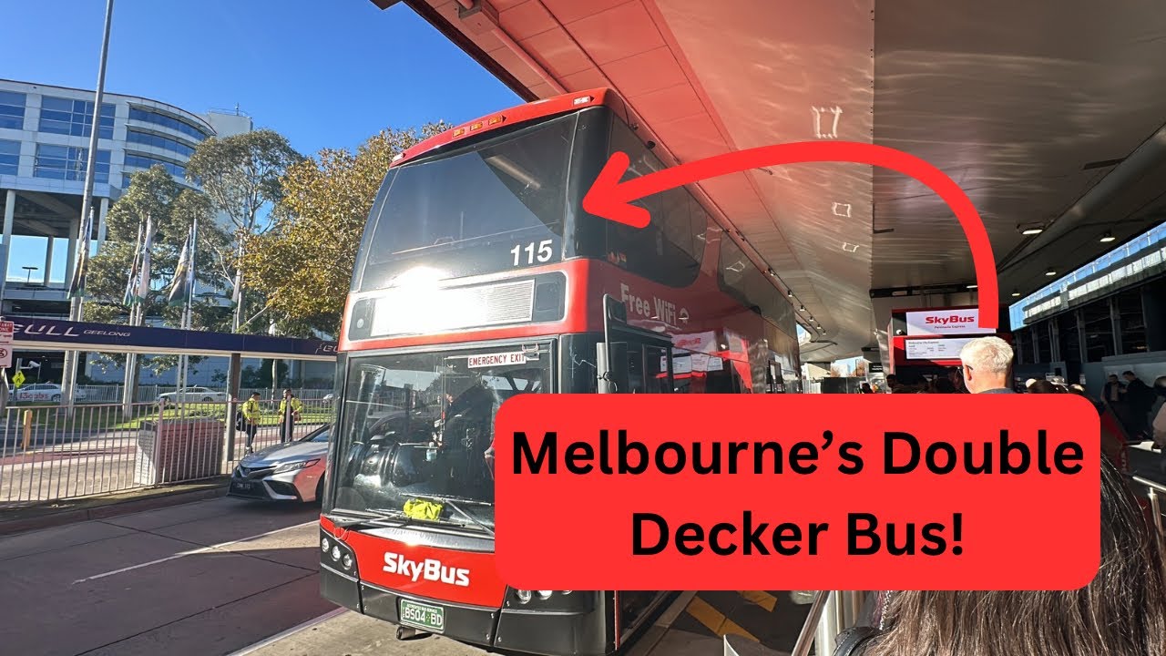 Melbourne Airport SkyBus Full Trip (Terminal 3-Southern Cross) - YouTube