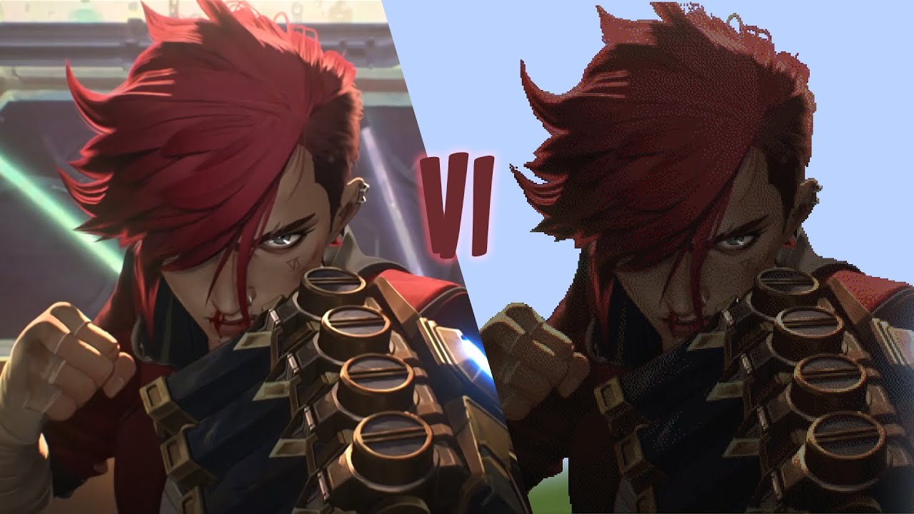 Vi Arcane - pixel art [When Everything Went Wrong] - YouTube