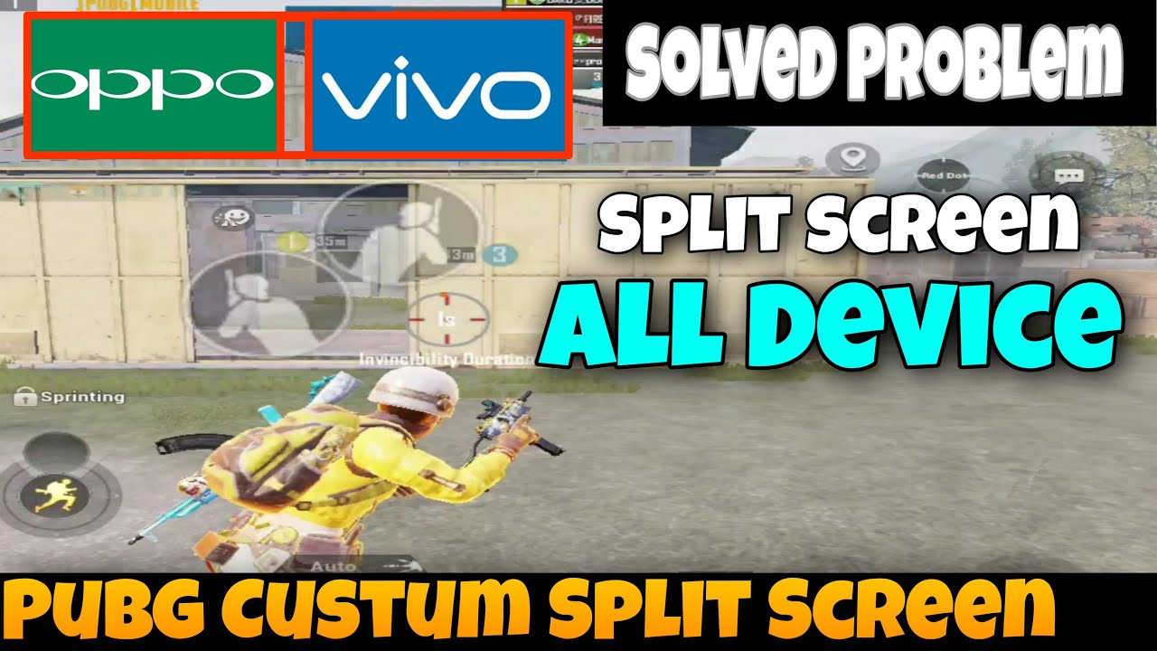 Pubg Mobile Split screen oppo Vivo and Other All Mobile Phones All ...