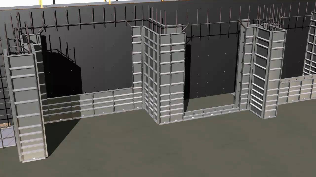 Aluminium Form work System I Gang Form I Korea Form work System - YouTube