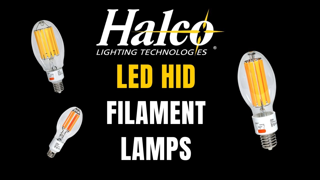 Halco LED HID Filament Lamps - YouTube