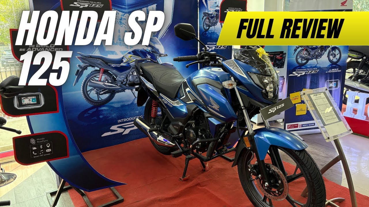 Honda SP125 2025: Full Review, Walkaround & Specs Explained - YouTube