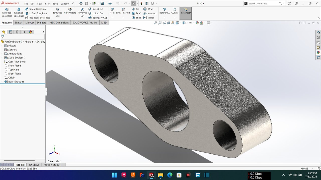 Ex 25 || solidworks || chapter 1 - YouTube